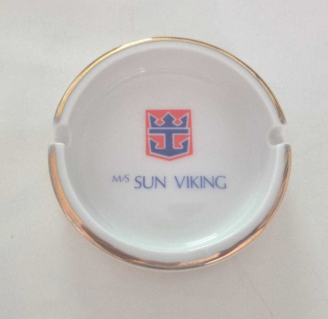 M/S Sun Viking: Ashtray / Trinket / Change Dish - Rare in Excellent ...