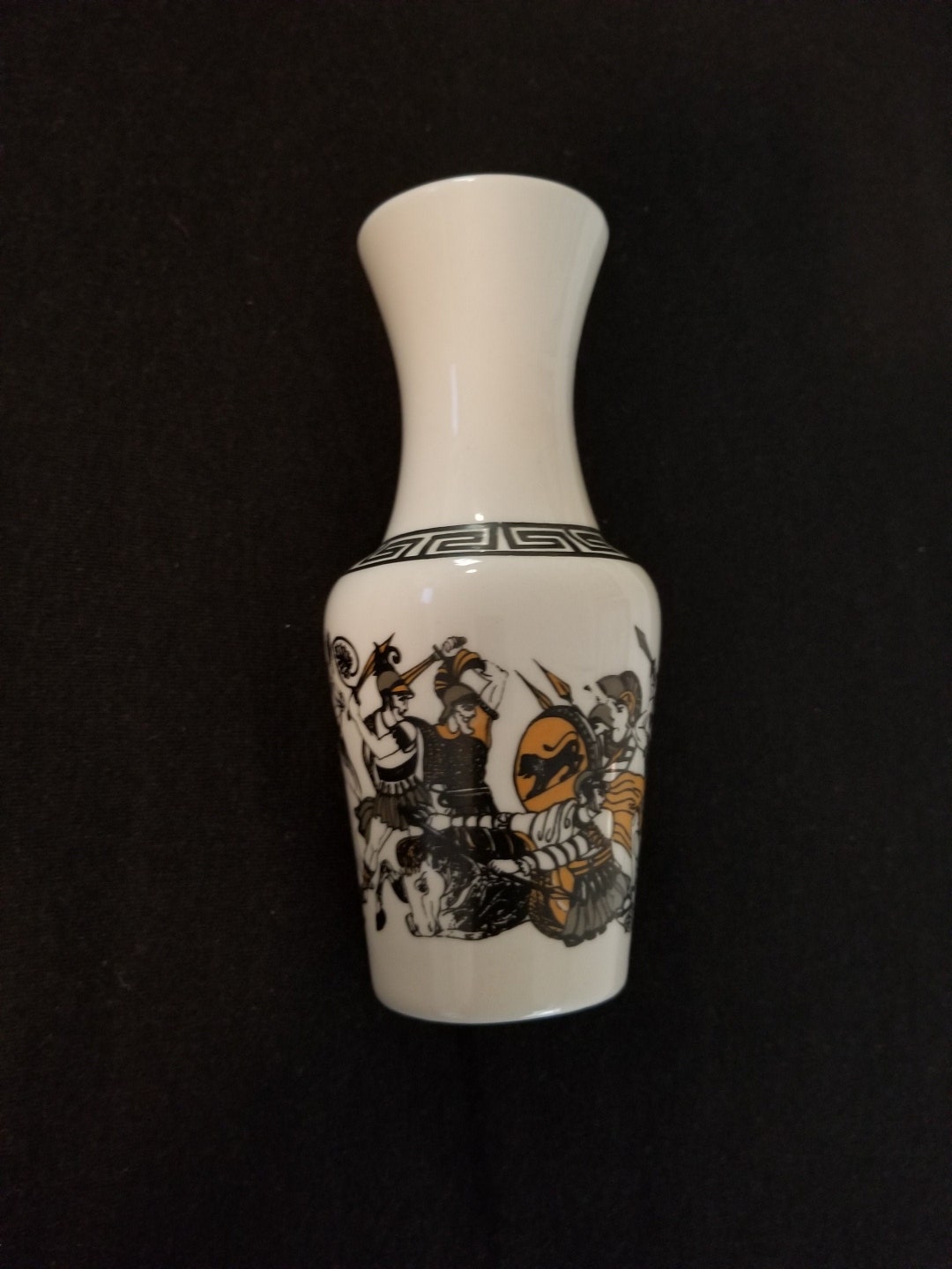 Greek Pottery / Vase / Display Piece: Hand Made & Painted in Greece by ...