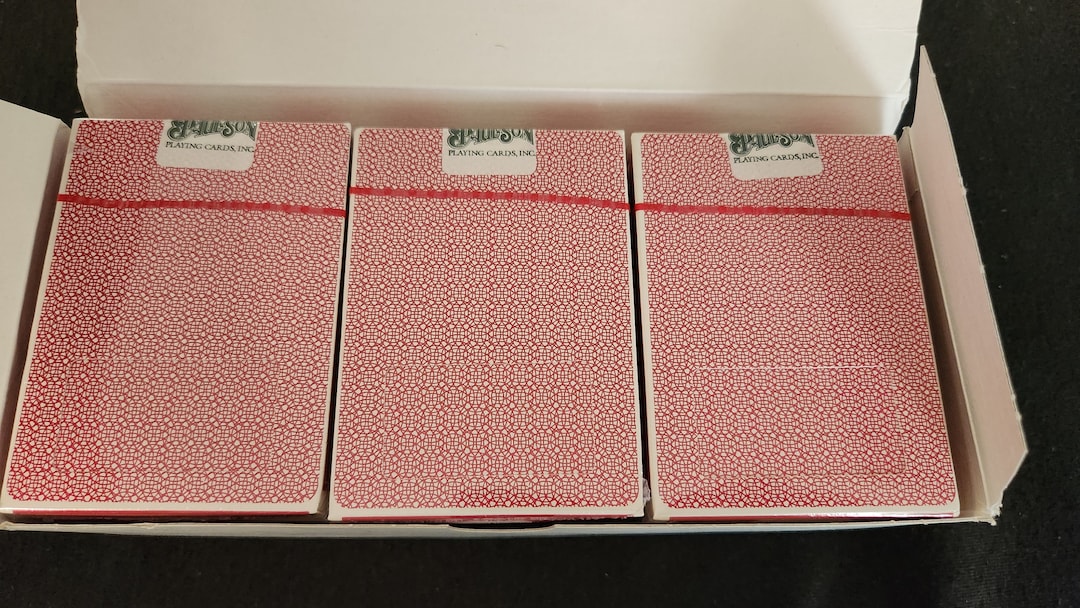 Vintage Classic Paulson Playing Cards - Red - Set of 12 Decks - Brand ...