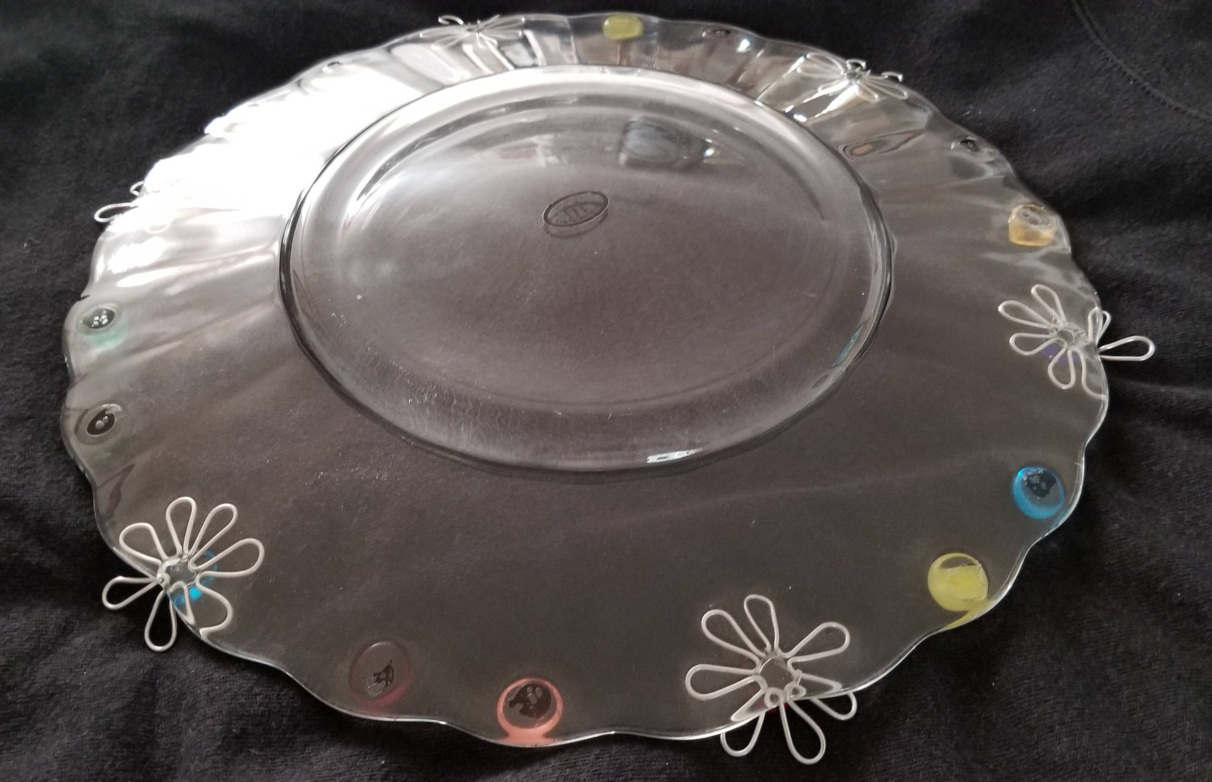 Retro Dary Rees Platter Original Art Hand Crafted 14 | Etsy