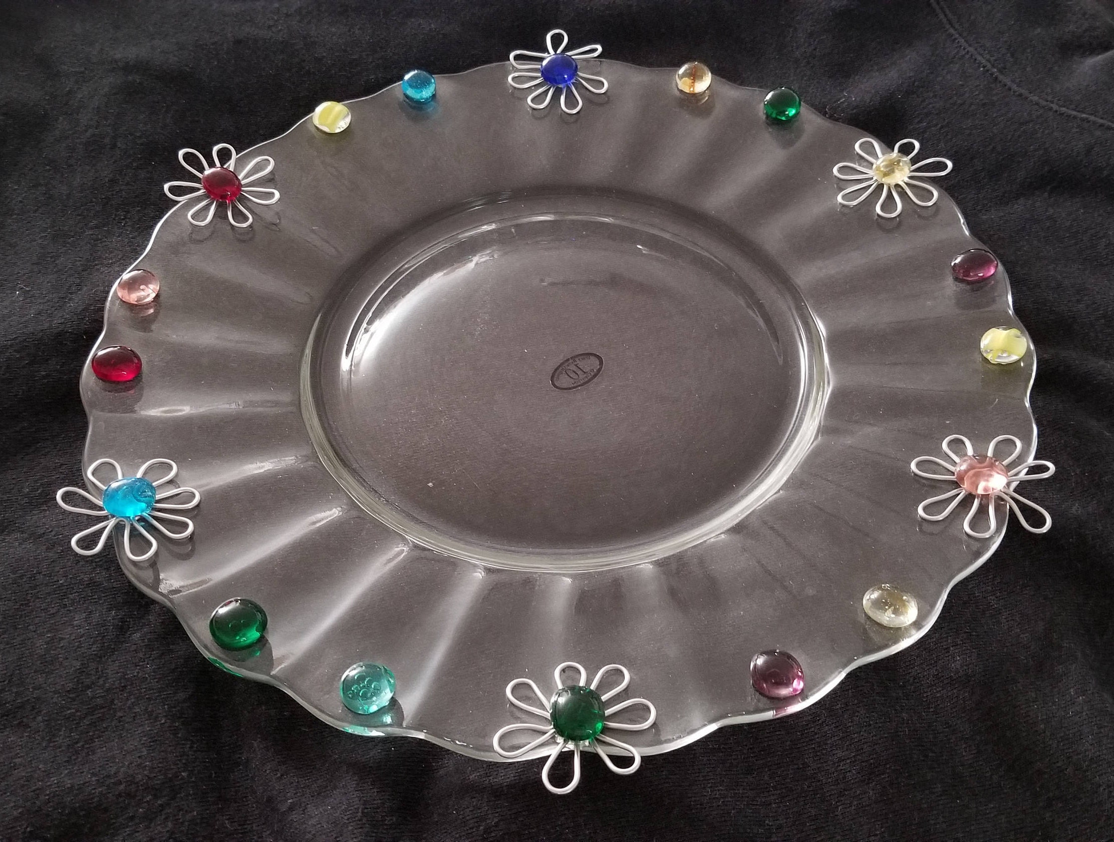 Retro Dary Rees Platter Original Art Hand Crafted 14 | Etsy