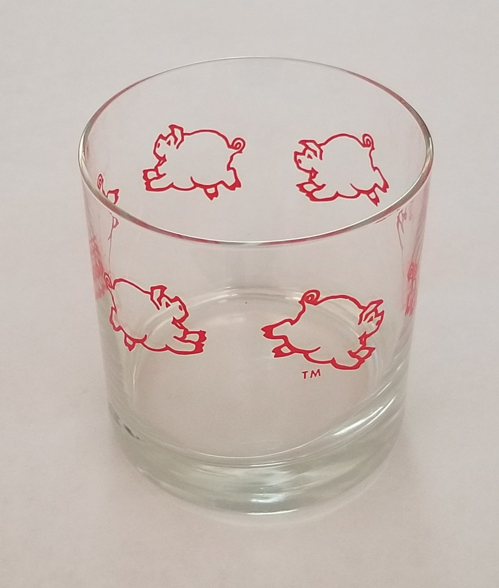 Darling Dancing Pigs Glass From Boston's Own hog - Etsy