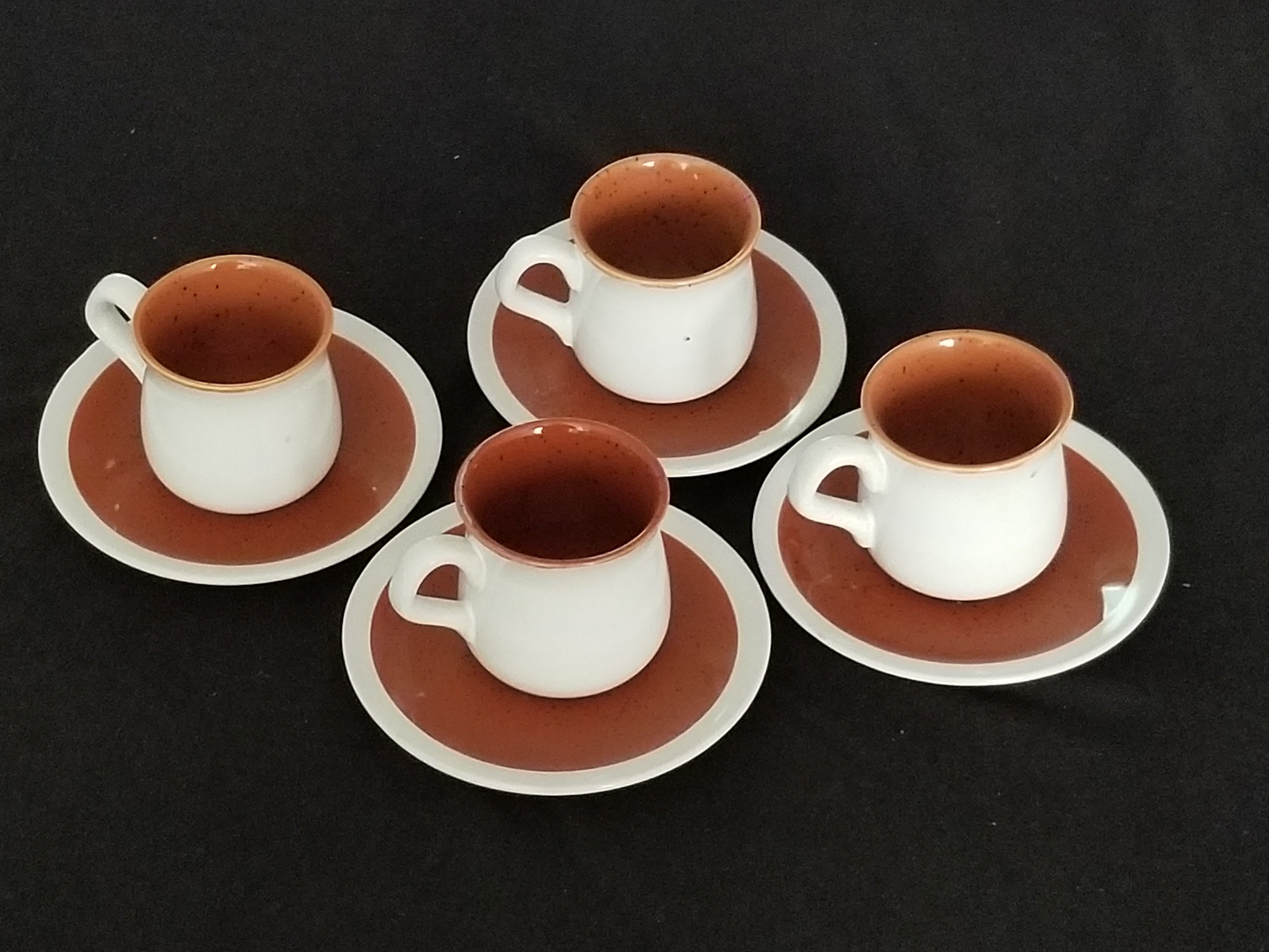 Crescent Genuine Stoneware Toscany Expresso / Small Cups & | Etsy