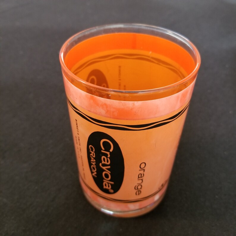 Rare Set of 4 1980's Crayola Crayon Drinking Glasses / - Etsy