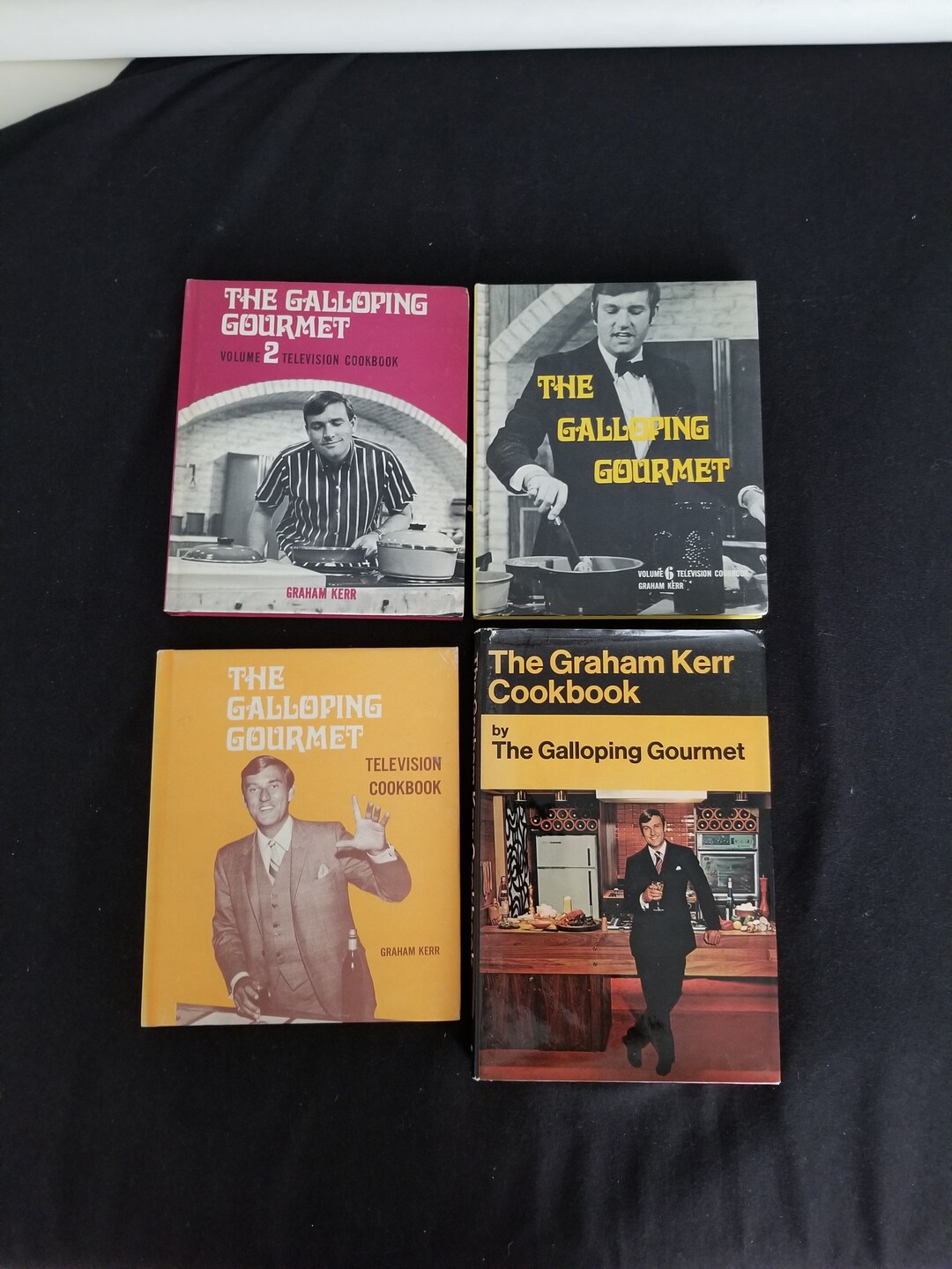 The Galloping Gourmet 4 Cookbook Set / Lot: Graham Kerr Cookbook ...