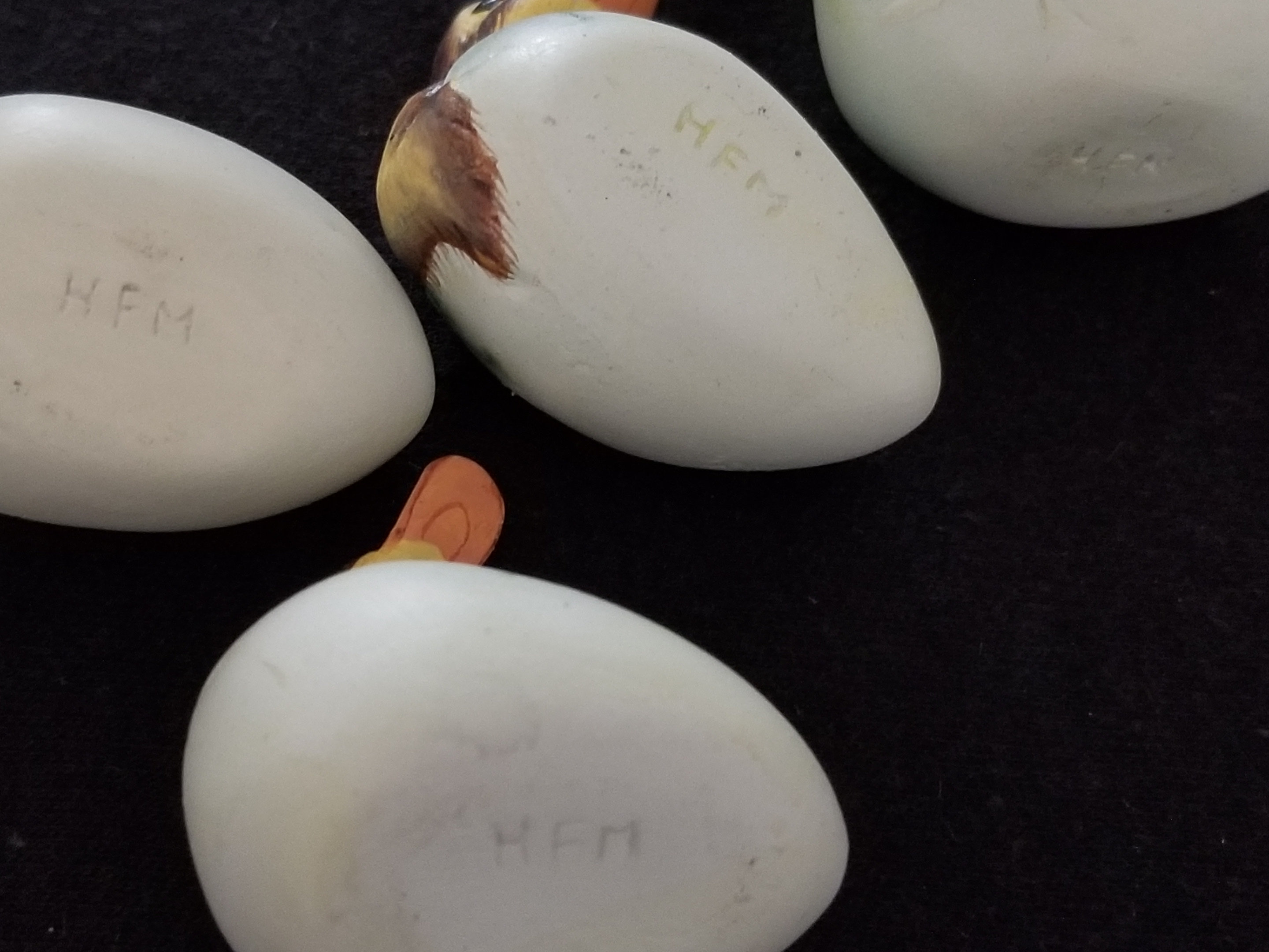 Ducklings Hatching From Eggs Figurines: Set of 4 Etched HFM - Etsy