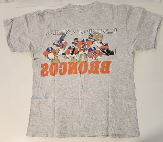 1993 Denver Broncos / Warner Brothers - Men's Large T… - Gem