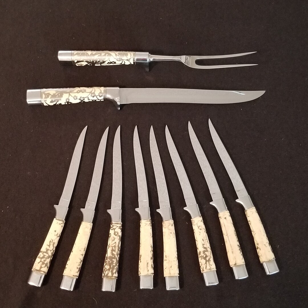 Vintage 1950's Briddel U.S.A. Chrome-vanadium - 10 Piece Cutlery Set - Etsy