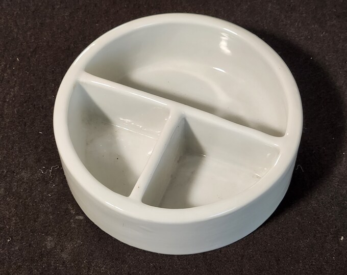 Vintage Porcelain Japanese Sumi Sumi-e, Calligraphy 3 Sectioned Water ...