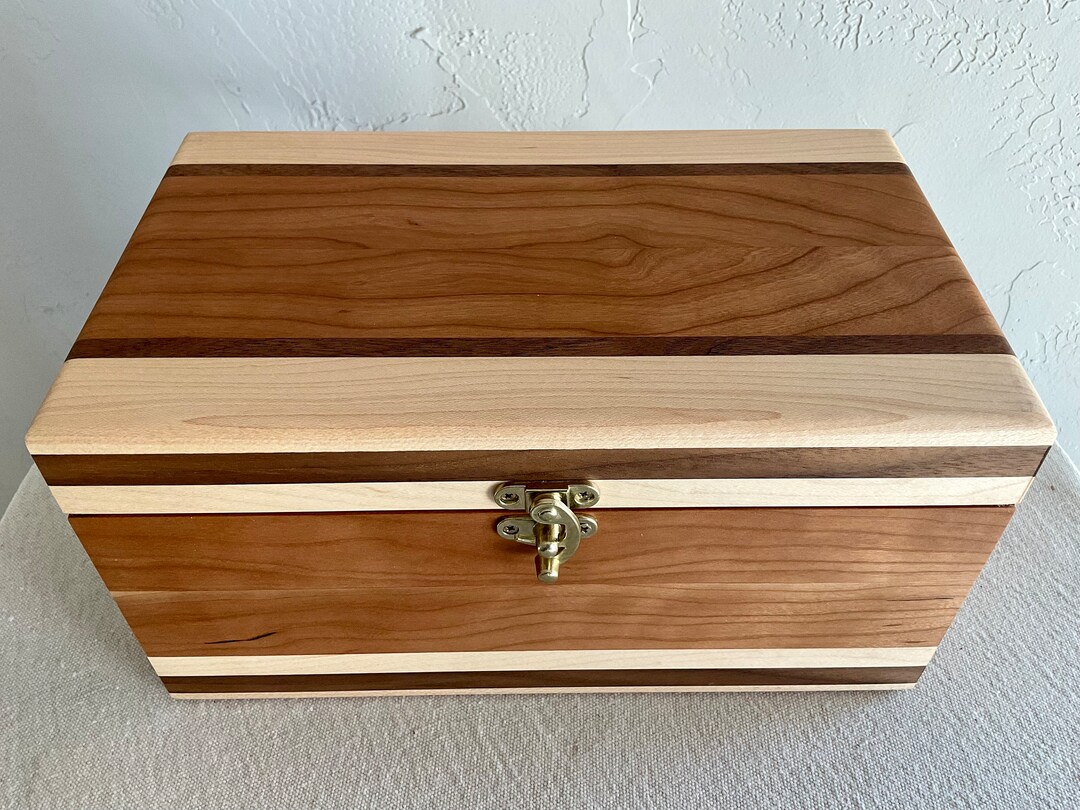 Hand Crafted Jewelry Box With Lift Out Tray and Secret Place - Etsy