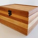 A Quality Hand Crafted Keepsake Box. Made With Solid Cherry Wood Along ...