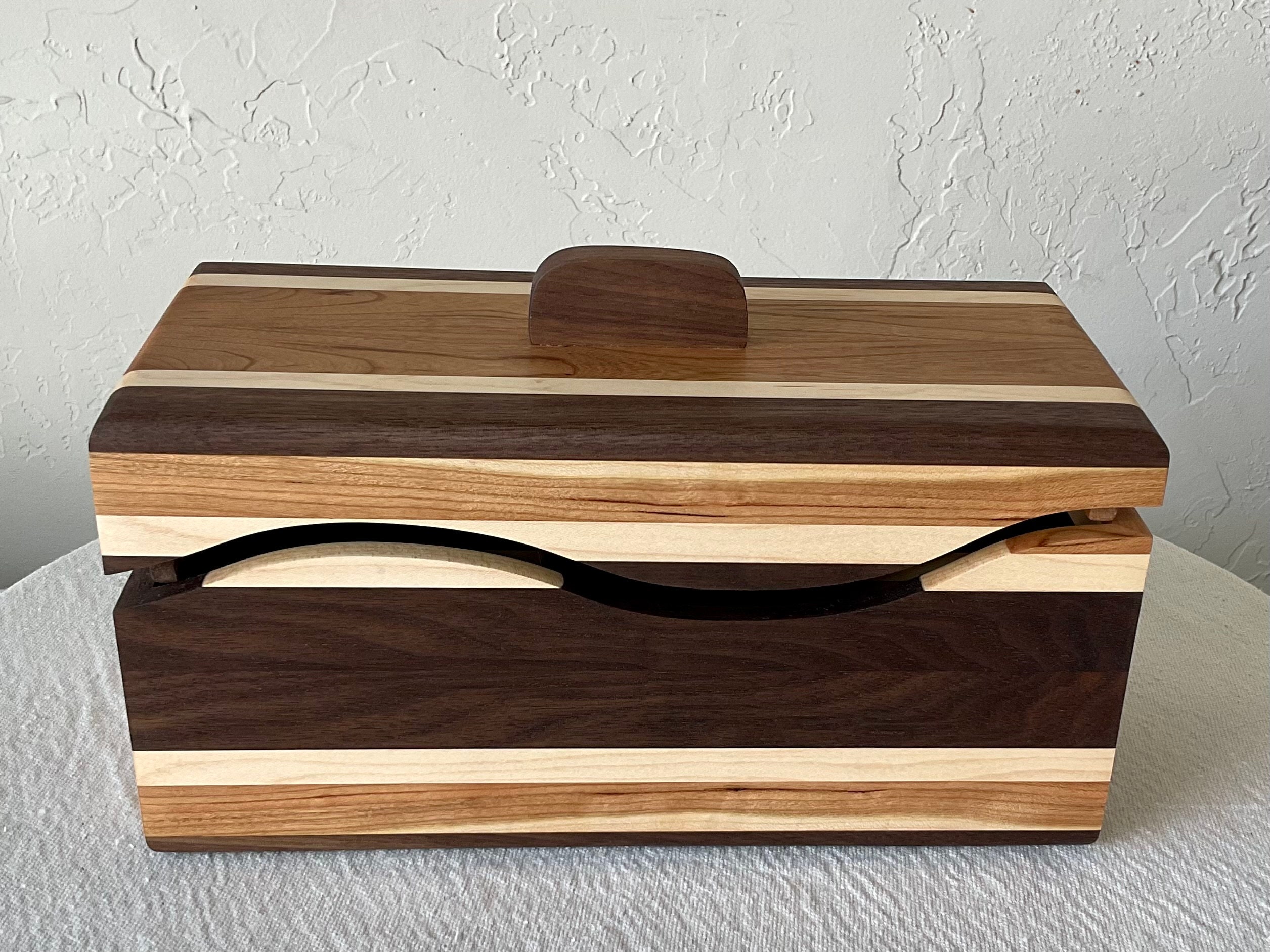 A Box That is Unique Art Ocean Wave Lift Top. Keepsake Box, Jewelry Box ...