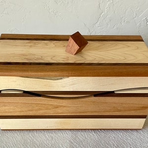 A Box That is Unique Art Ocean Wave Lift Top. Keepsake Box, Jewelry Box ...