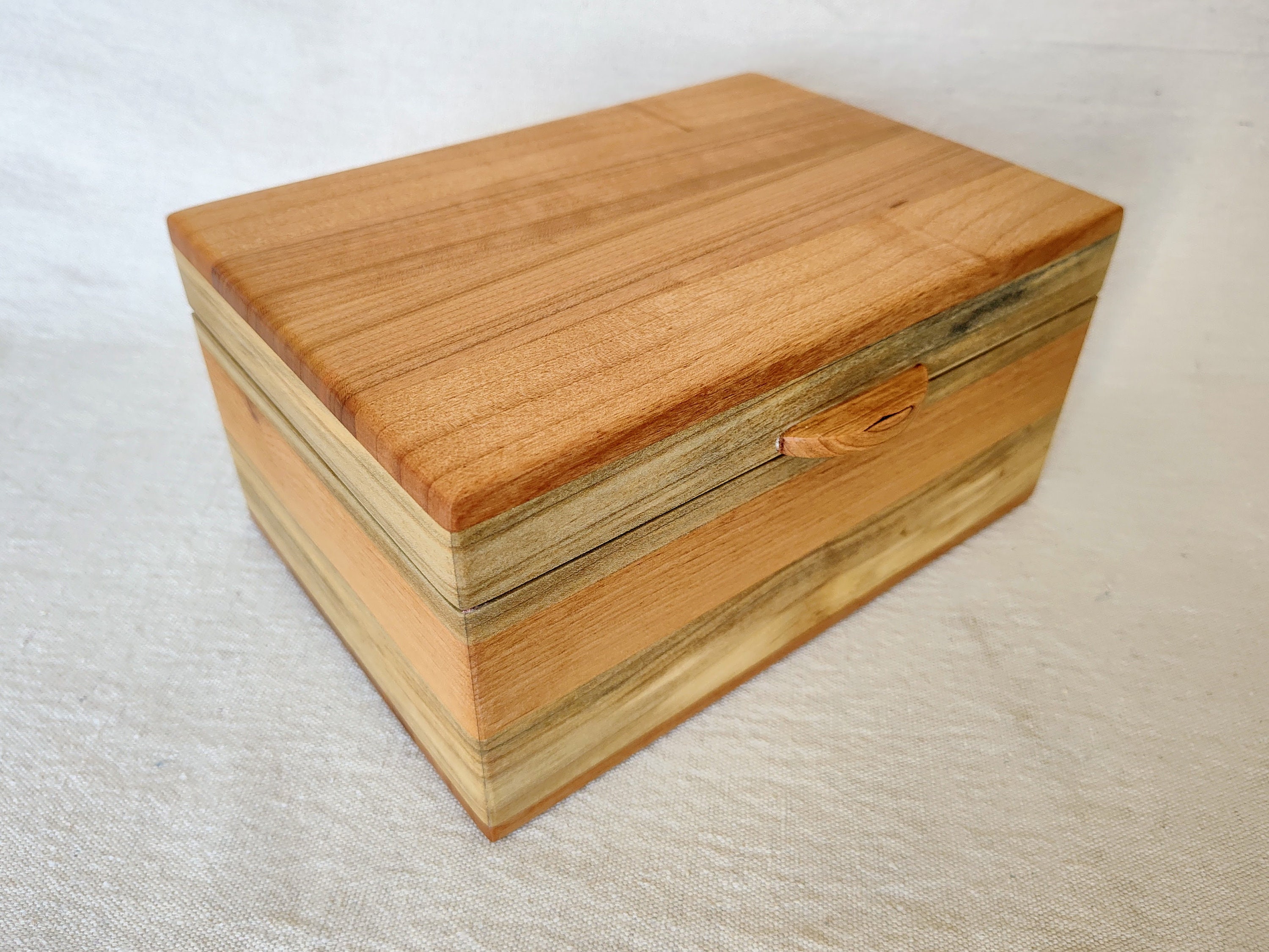 Hand Crafted Jewelry Box With Lift Out Tray and Secret Place for Cool ...