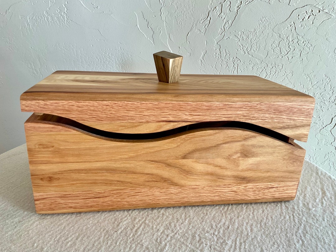 A Box That is Unique Art Ocean Wave Lift Top. Keepsake Box, Jewelry Box ...