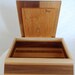 Unique Lift Top Keepsake Box, Jewelry Box. Made With Black Walnut, Hard ...