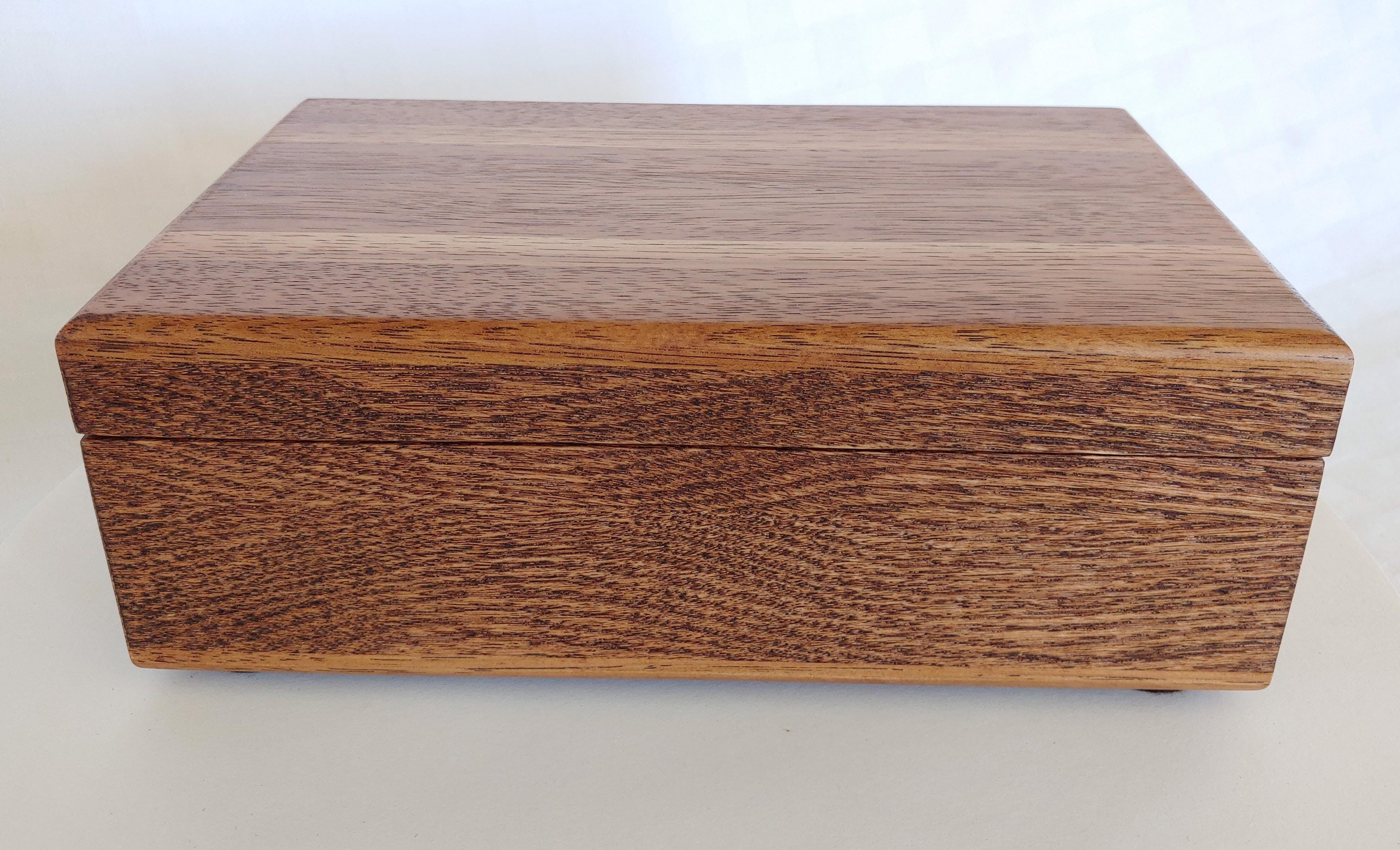 Red Oak and Hickory Box, Jewelry Box, Keep Sake Box. - Etsy