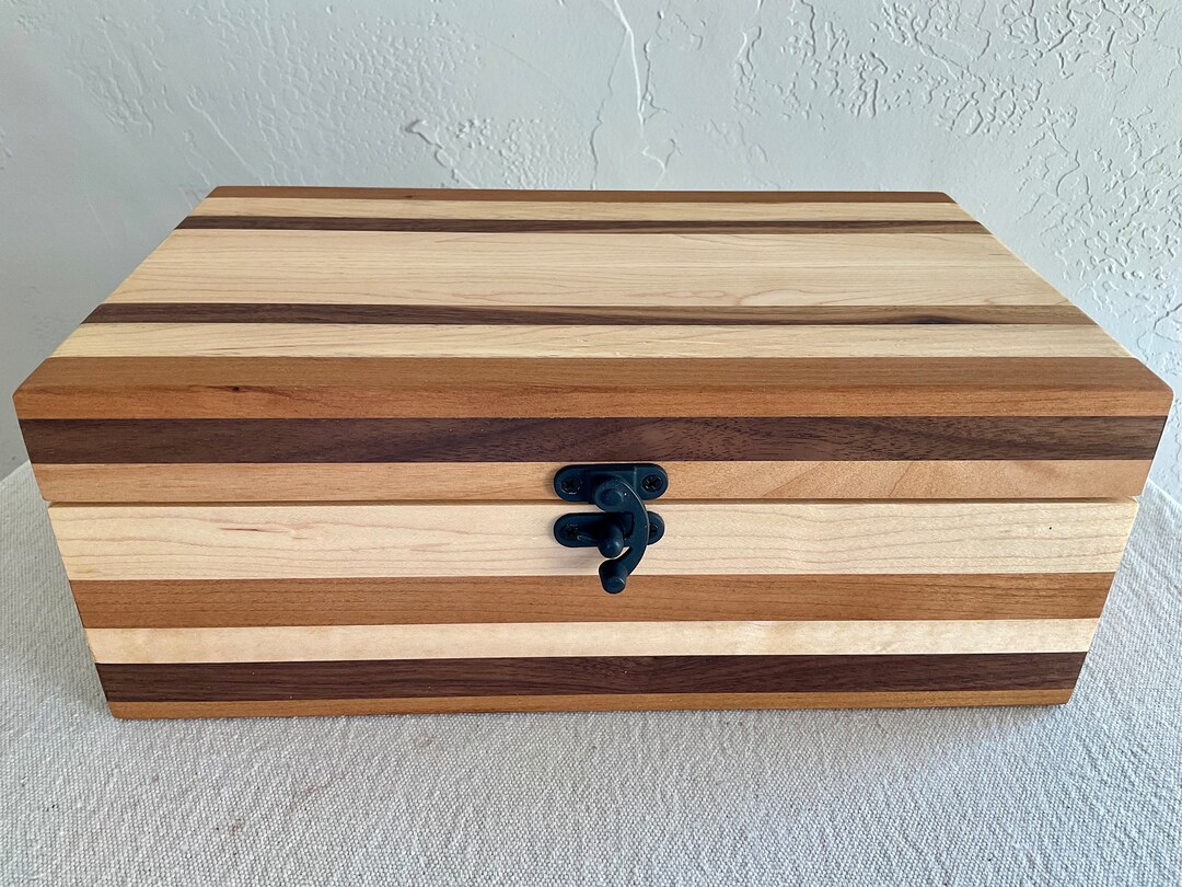 Hand Crafted Jewelry Box With Lift Out Tray and Secret Place for Cool ...