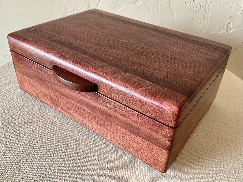 Cherry and Spalted Maple Wood Box, Keep Sake Box, Jewlery Box. - Etsy