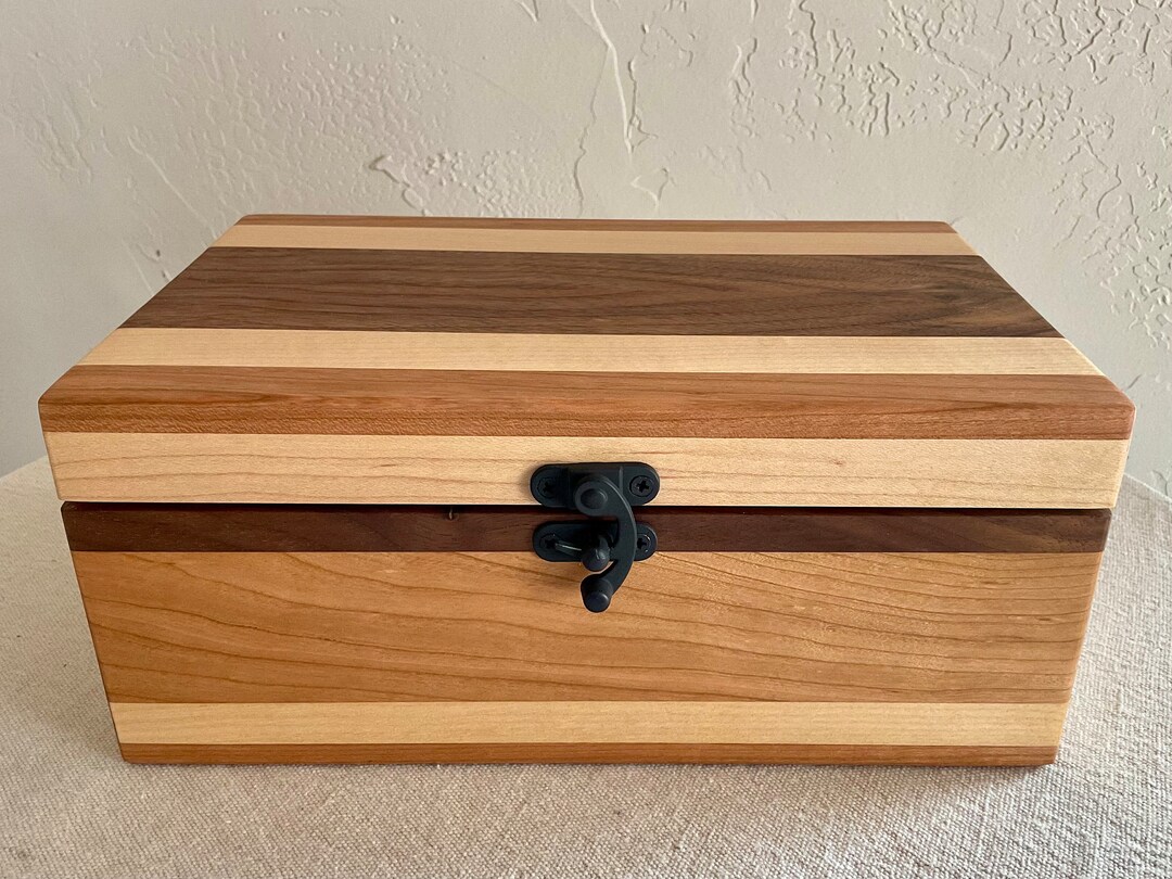 Hand Crafted Jewelry Box With Lift Out Tray and Secret Place for Cool ...