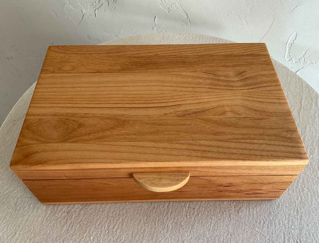 Hand Crafted Jewelry Box With Lift Out Tray and Secret Place for Cool ...