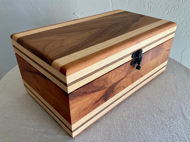 Hand Crafted Jewelry Box With Lift Out Tray and Secret Place for Cool ...
