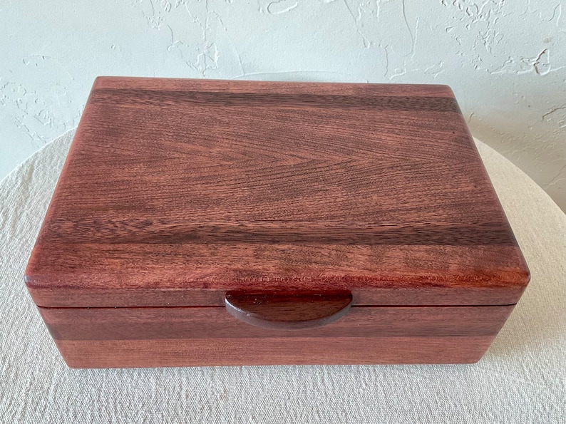 Cherry and Spalted Maple Wood Box, Keep Sake Box, Jewlery Box. - Etsy