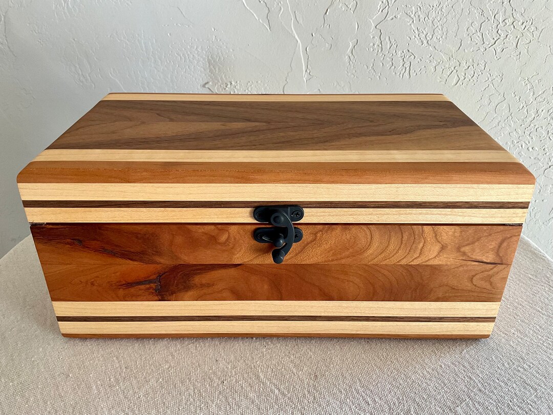 Hand Crafted Jewelry Box With Lift Out Tray and Secret Place for Cool ...