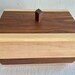 Unique American Hardwood Lift Top Box Jewelry Box and Keepsake - Etsy