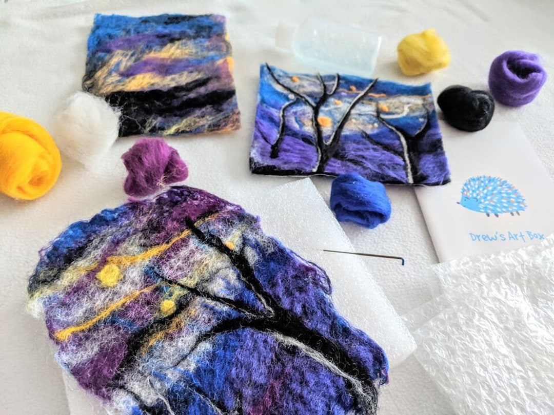 Needle Felting Kit Beginner, Wet Felting Kit, Diy Kit Needle Felting ...