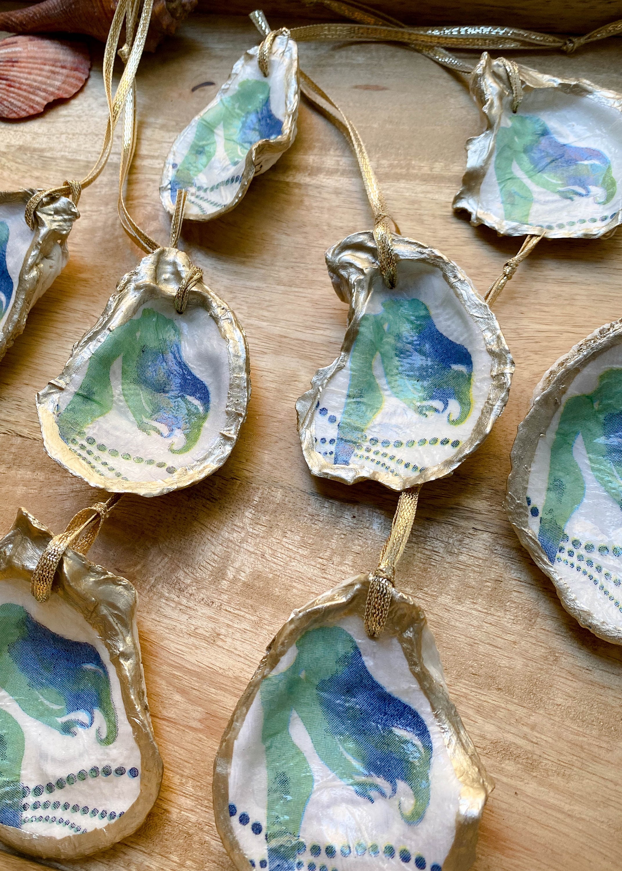 Mermaid Oyster Shell Ornament - Etsy