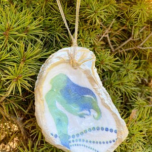 Mermaid Oyster Shell Ornament - Etsy