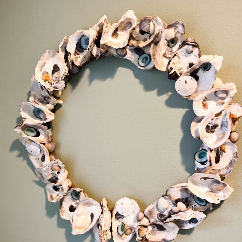 Oyster Shell Wreath - Etsy