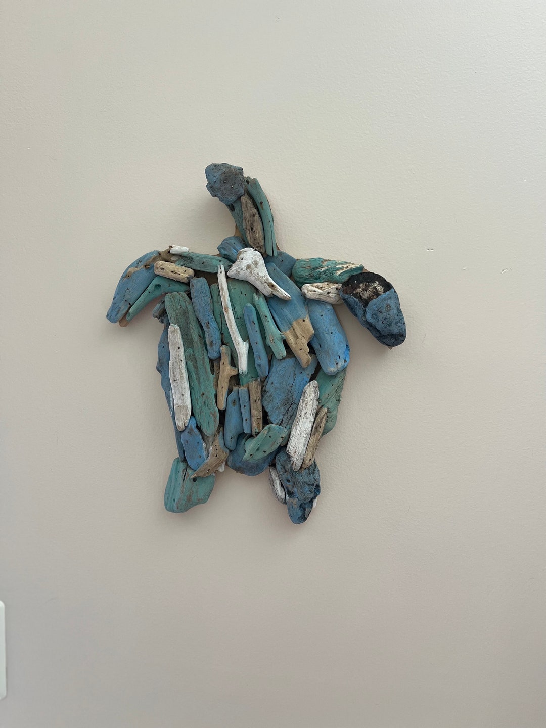 Natural Driftwood Sea Turtle Wall Decor 12 - Etsy