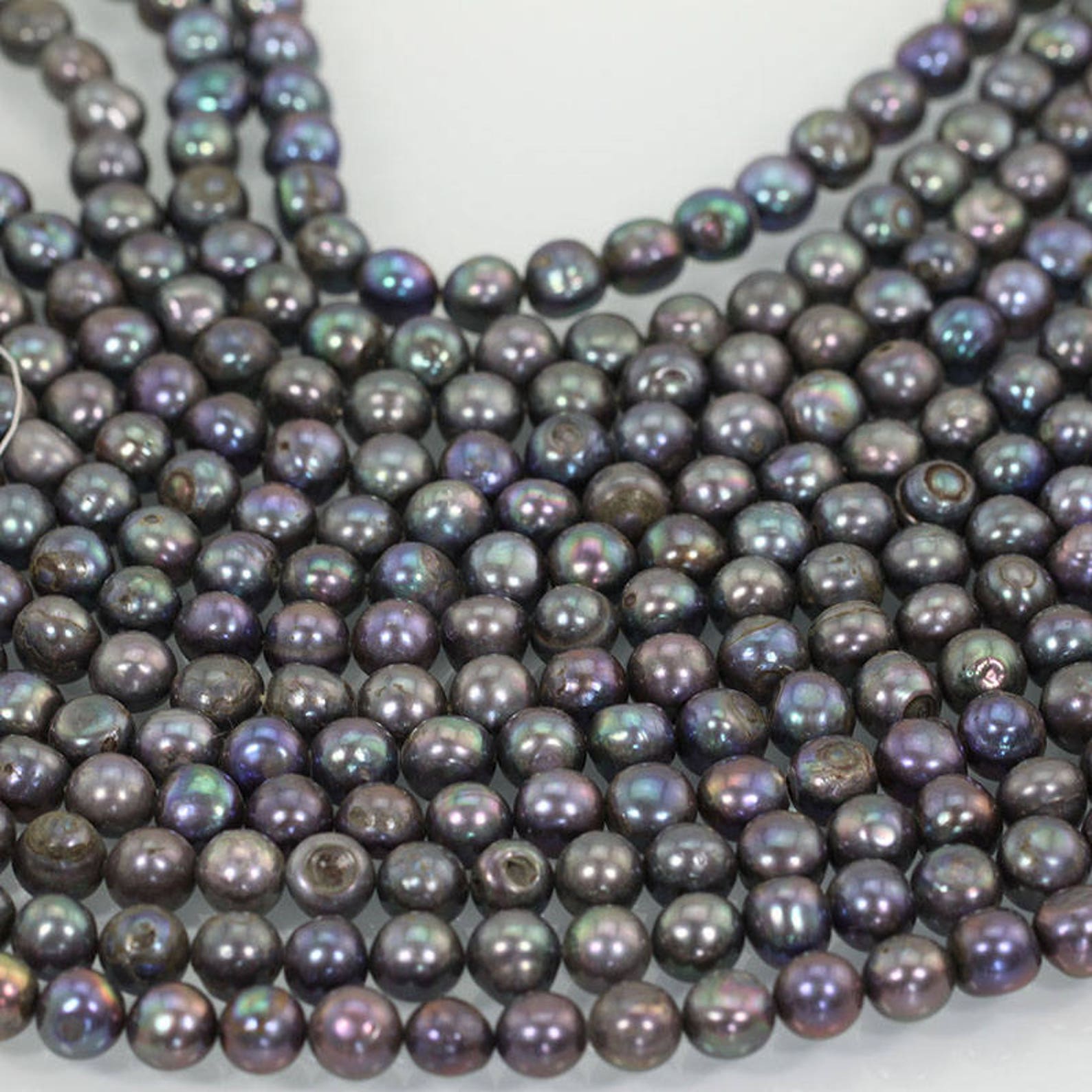 9-10mm große Größe Perle Perlen seltene Farbe Perlen | Etsy