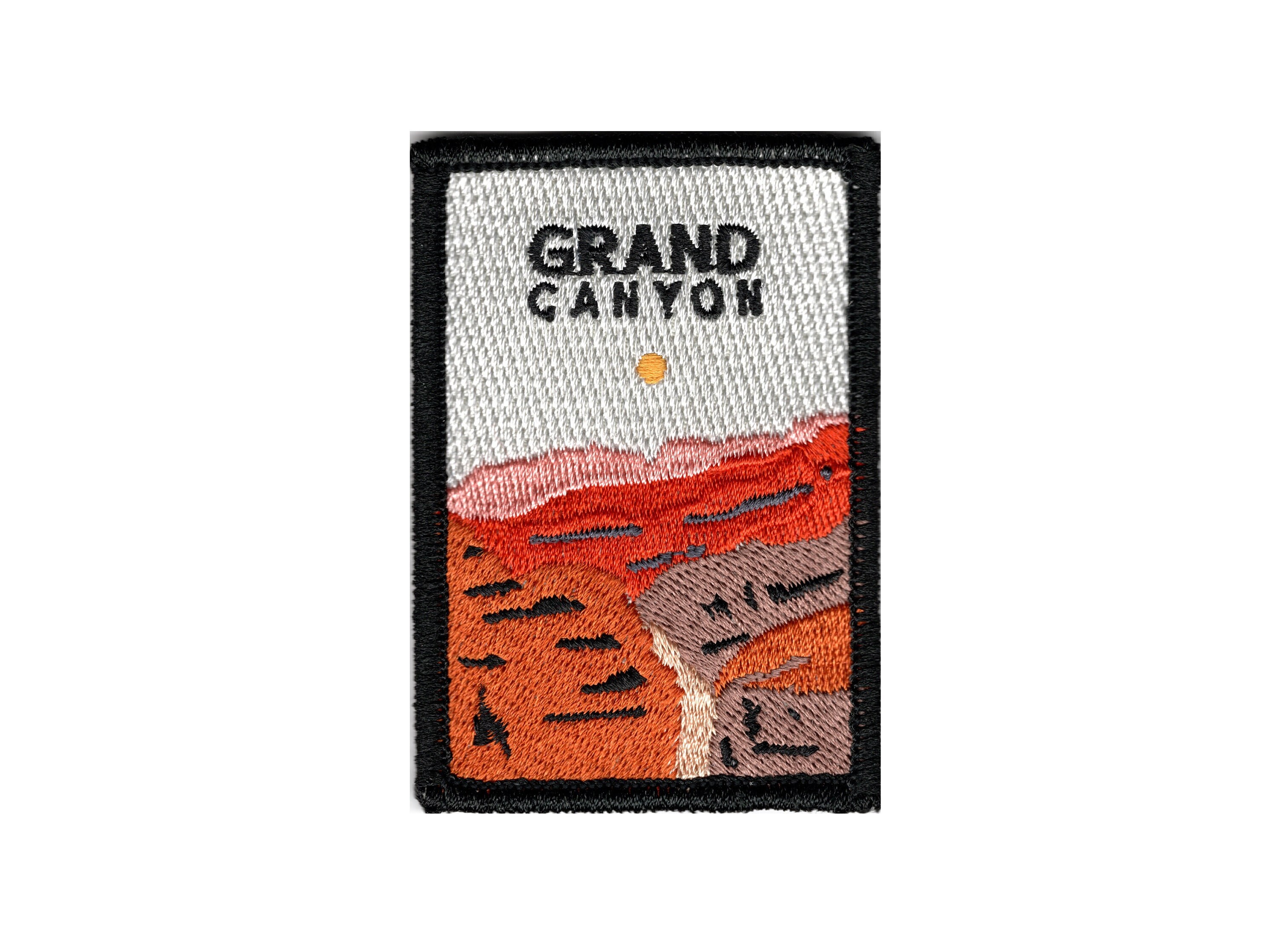 Grand Canyon National Park Patch Embroidered Iron or Sew on Minimalist ...
