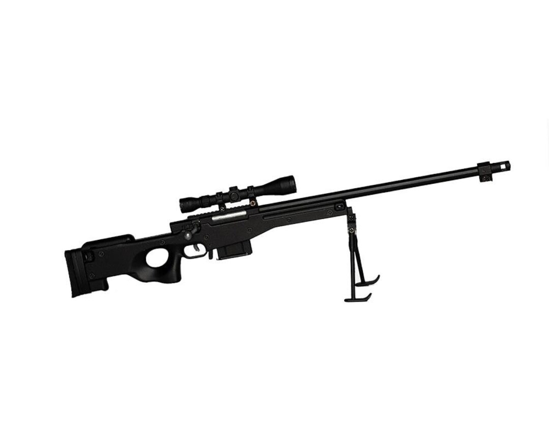 AWM L96A1 Black Sniper Rifle .300 Model Miniature Model - Etsy Singapore