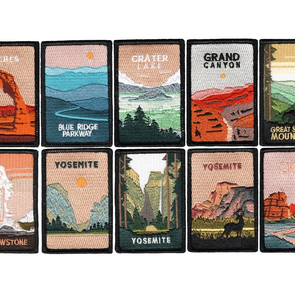National Park Patch - Etsy