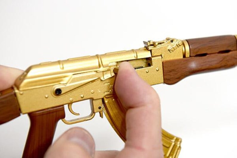 Gold AK 47 Miniature Model 1:3 Scale Die Cast Non-firing - Etsy