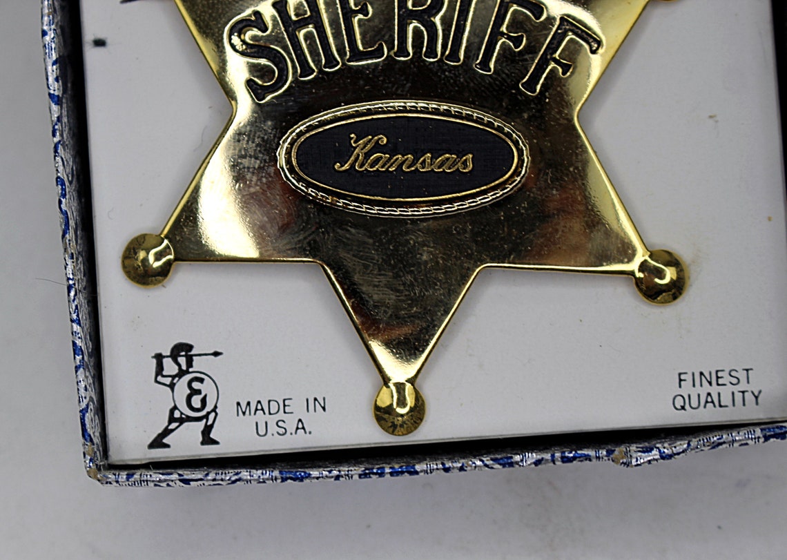 1950s/1960s Toy Sheriff Badge NOS Little Law Man Sheriff | Etsy