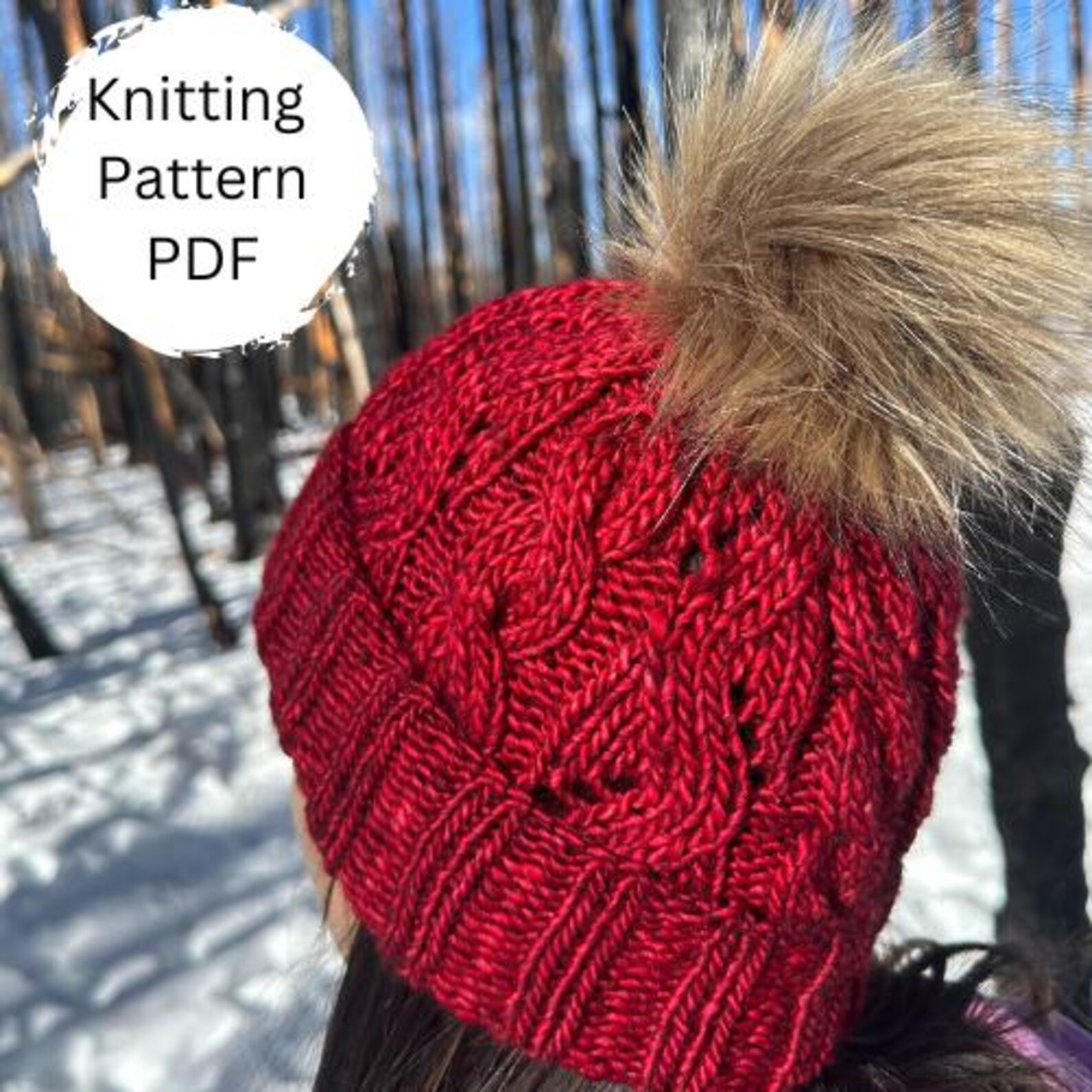 Knitting Pattern Lacy Day Beanie - Etsy