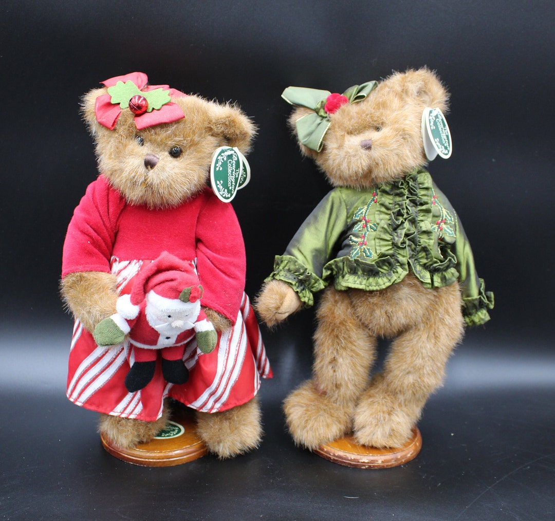 The Bearington Collection Chrissy and Claus and Bella Beary Christmas ...