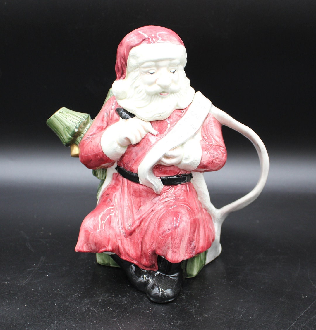 Vintage Windsor Collection Santa Claus Christmas Tea Pot Made in Taiwan ...