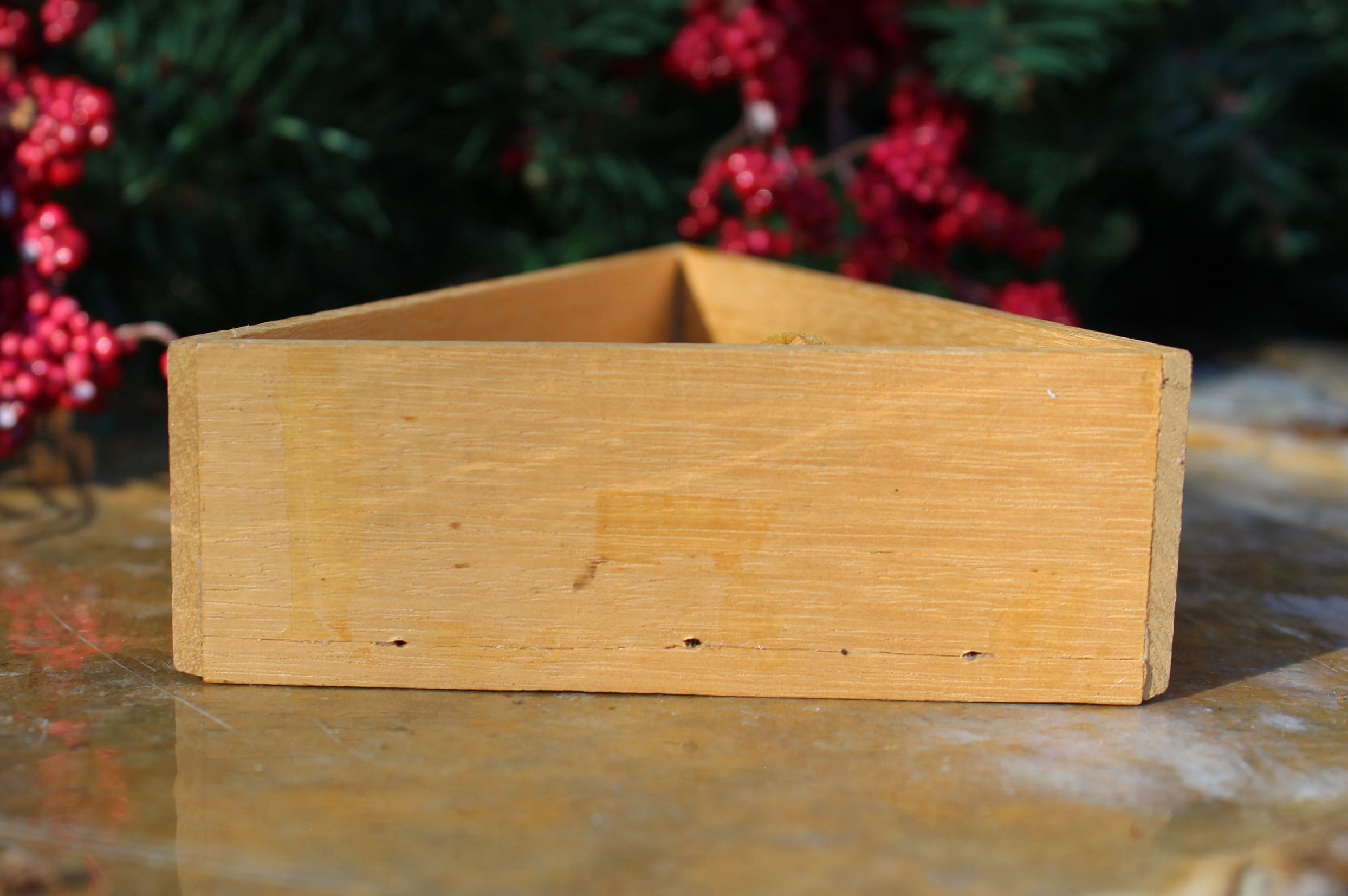 Vintage Wooden Triangle Shaped Manger Nativity Scene Hand - Etsy