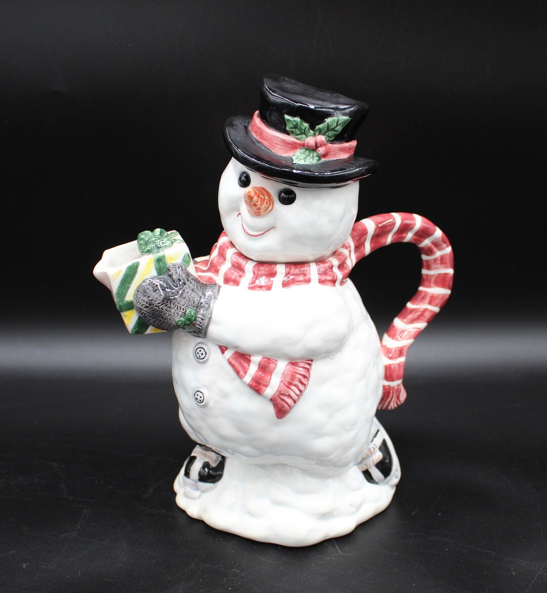 Vintage Omnibus by Fitz and Floyd Chunky the Snowman Christmas Frosty ...