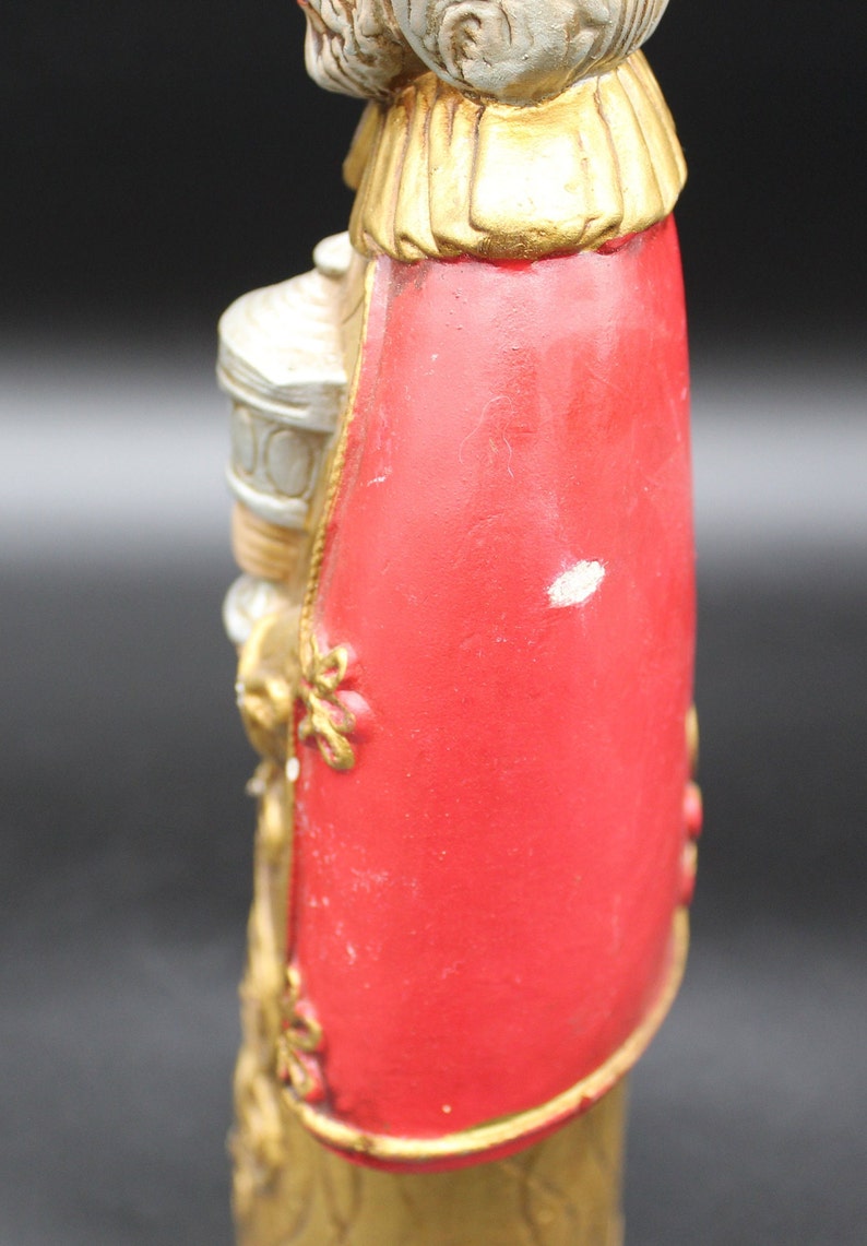Vintage Paper Mache Wise Man Candlestick Holder Replacement Piece ...