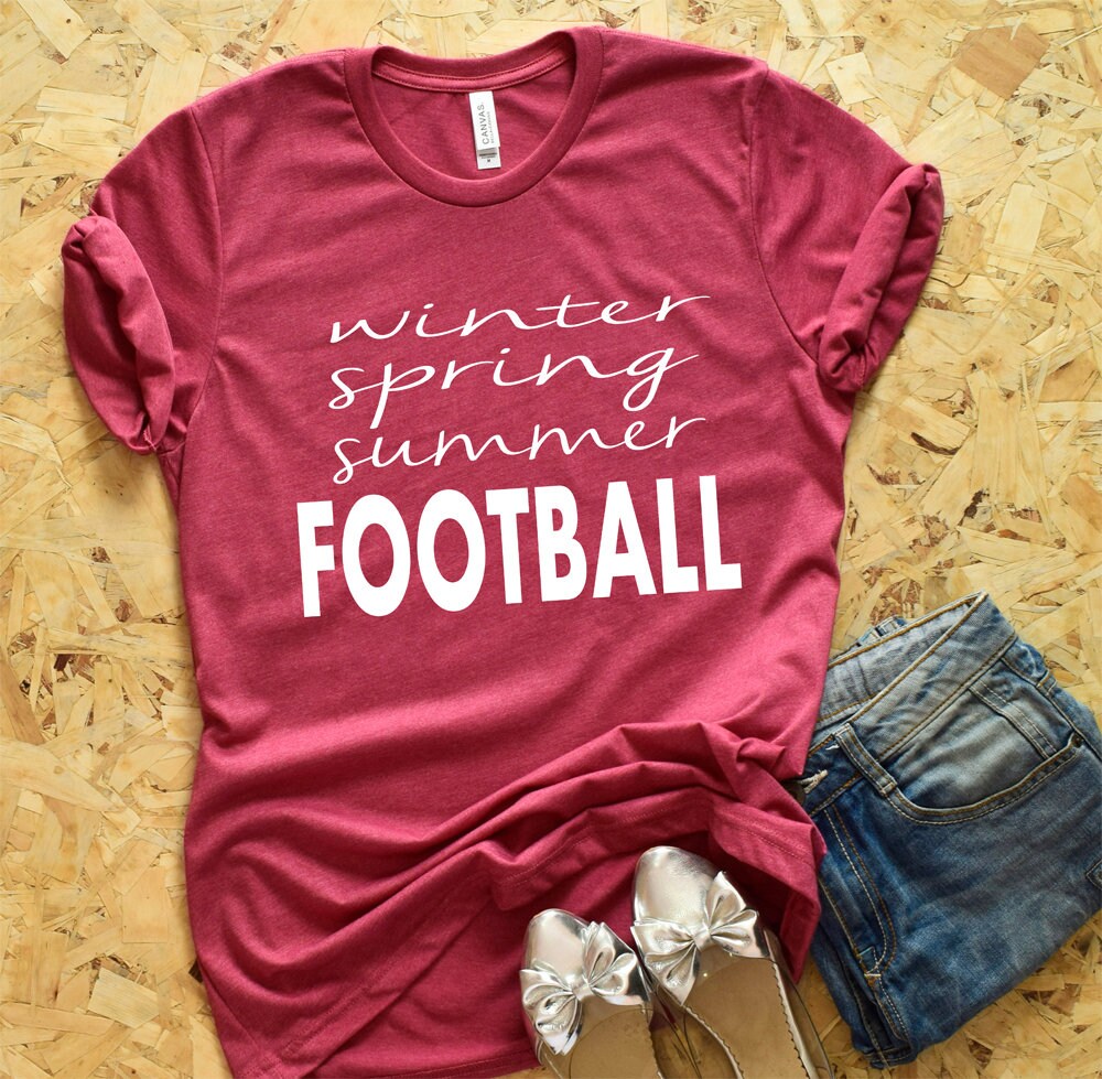 Women's Football Shirt - Girls Football Shirt- Cute Football Shirt ...
