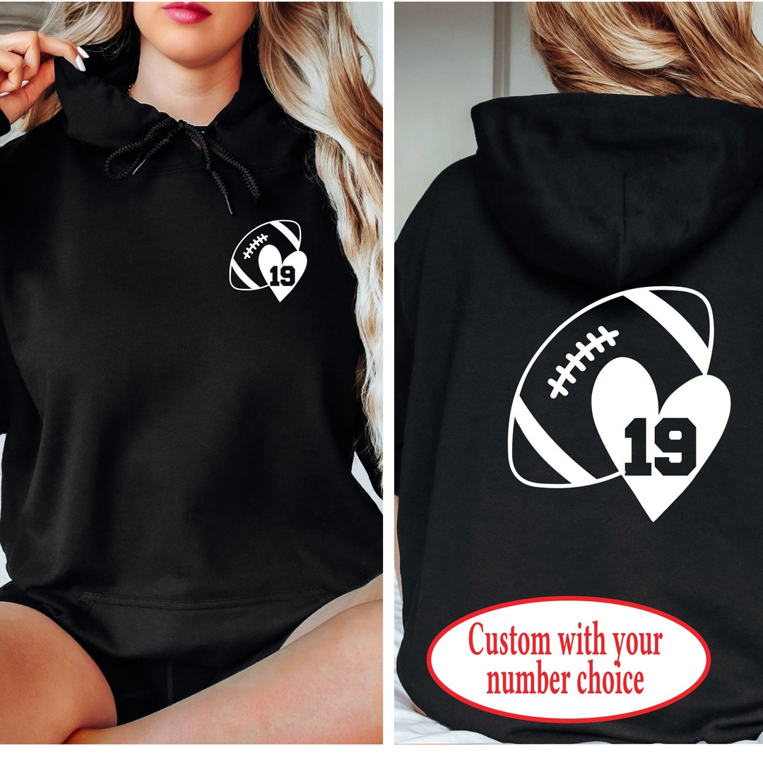 Custom Football Hoodie - Football Mom Hoodie - Football Hoodie ...
