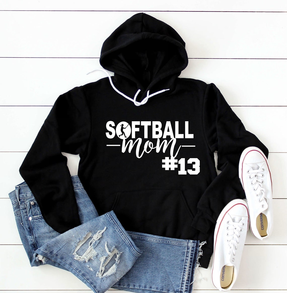 Softball Mom Sweatshirt - Softball Mom Hoodie- Custom Softball Mom ...