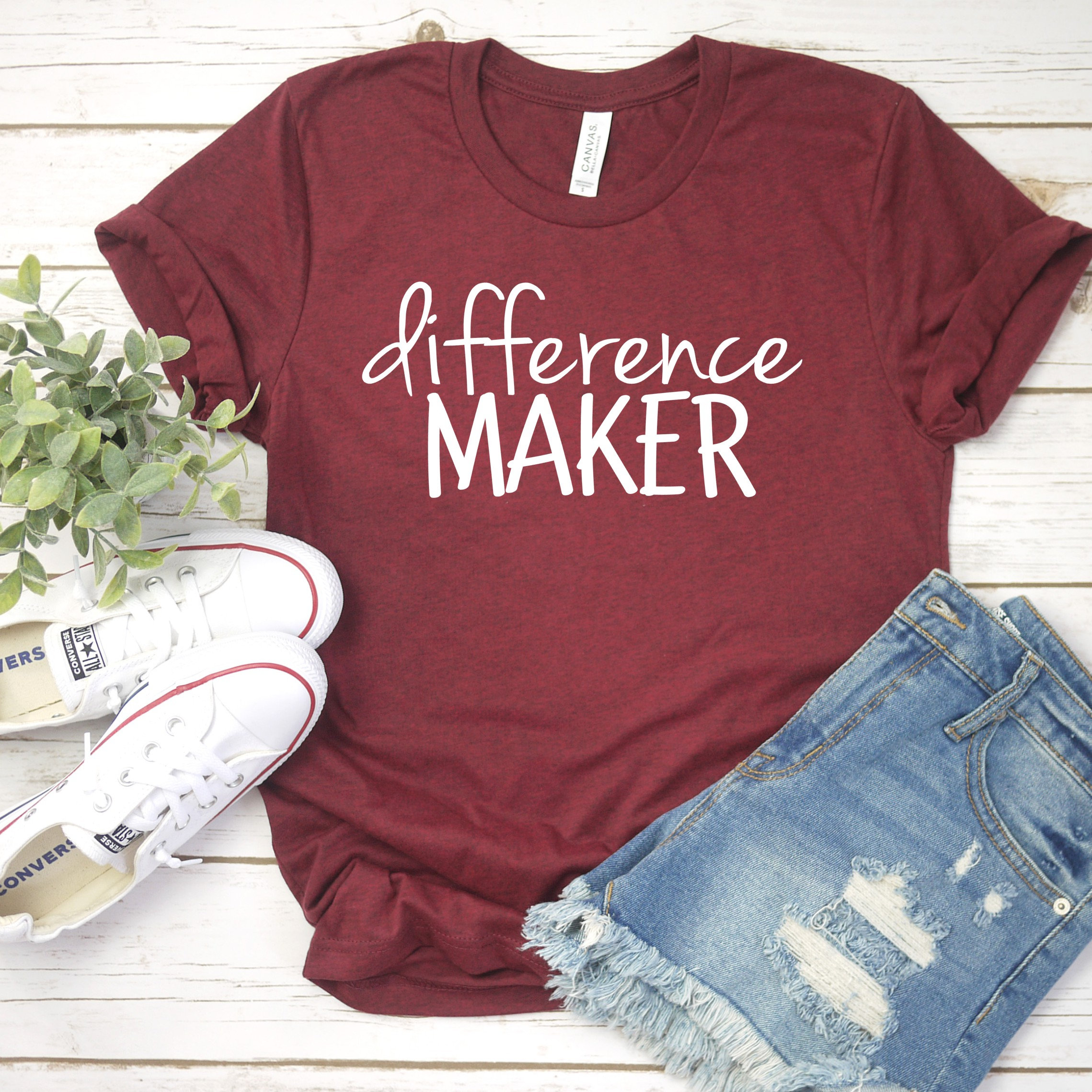 Difference Maker Shirt Make a difference Shirt Shirt for | Etsy
